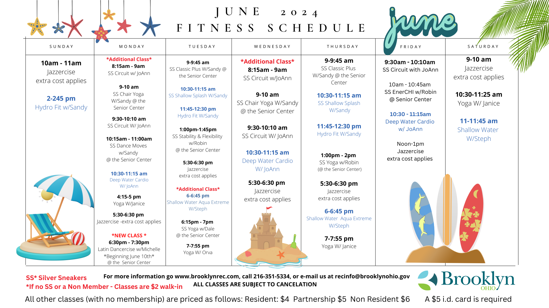 Brooklyn Recreation Department: Information & Flyers